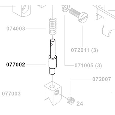 077002 - Centering Guide Post (Replaces 0881.0013.4) | Update Ltd