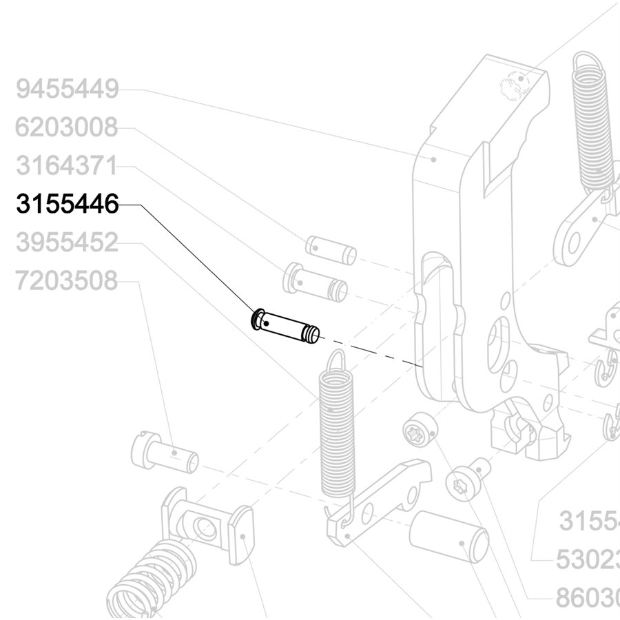 3155446 - Pin for Gripper ST43 | Update Ltd