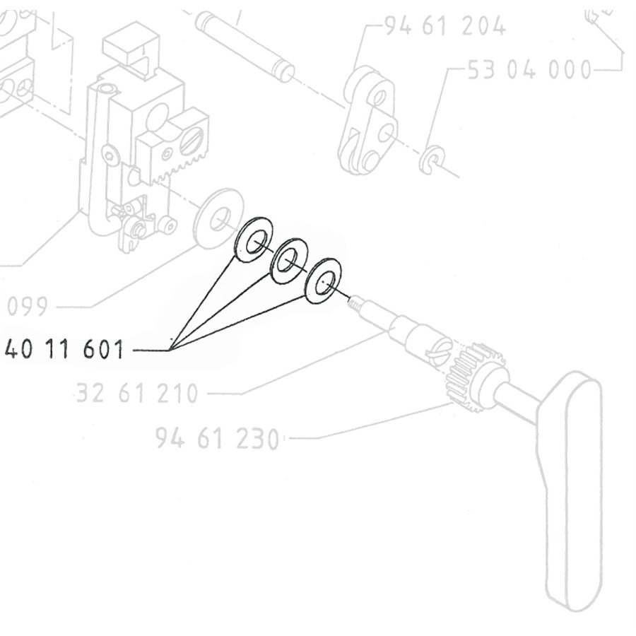4011601 - Disc Spring: DIN 2093: 16x8.2x.6 | Update Ltd