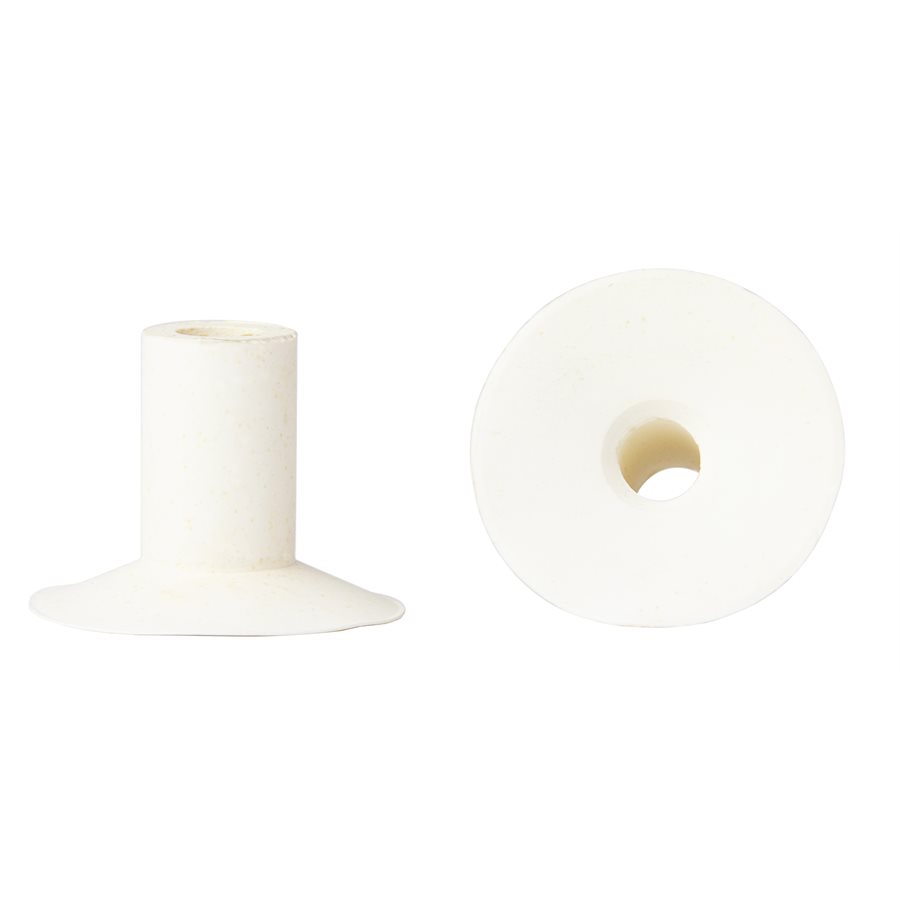 SU-112 - White Rubber Sucker 13/16 H x 1 W x 1/4 ID (6.35mm) Harris Kolbus A520-00-1245 | Update Ltd