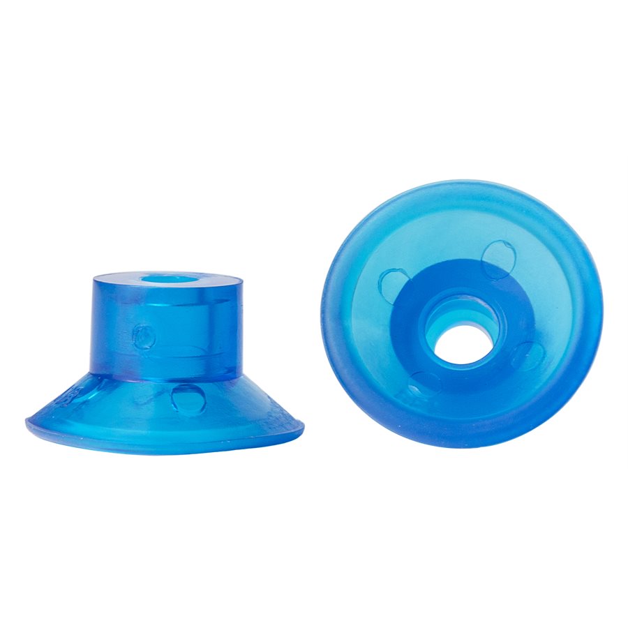 SU-138V - Blue Vinyl Sucker w/Cleats 9/16 H x 1 W x 1/4 ID (6.35mm ...