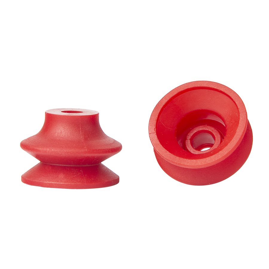SU-140R - Red Vinyl Bellows Sucker 9/16 H x 3/4 W x 3/16 ID (4.8mm ...