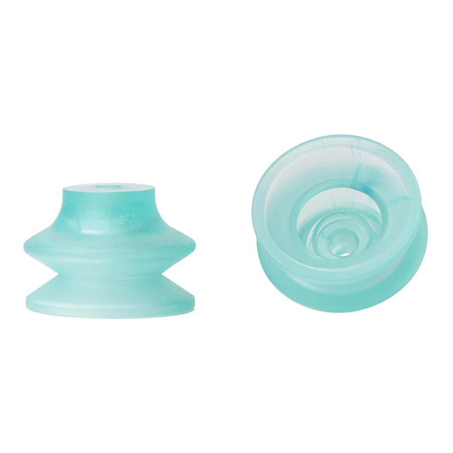 SU-140 - Blue Vinyl Bellows Sucker 9/16 H x 3/4 W x 1/8 ID (3.175mm ...