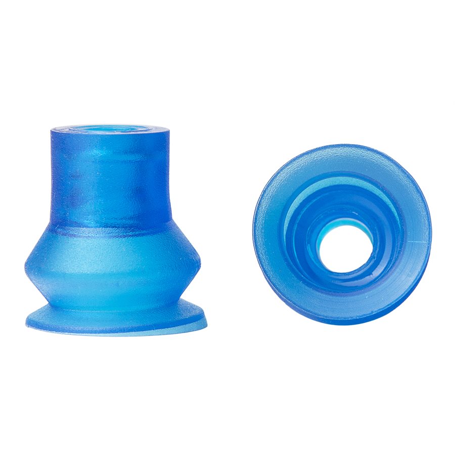 SU-145 - Blue Vinyl Bellows Sucker 7/8 H x 13/16 W x 1/4 ID (6.35mm ...