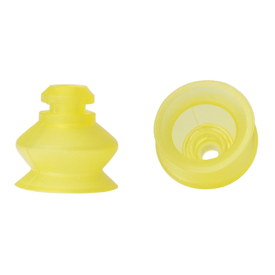 SU-155 - Yellow Vinyl Bellows Sucker 11/16 H x 11/16 W x 1/8 ID (3 ...