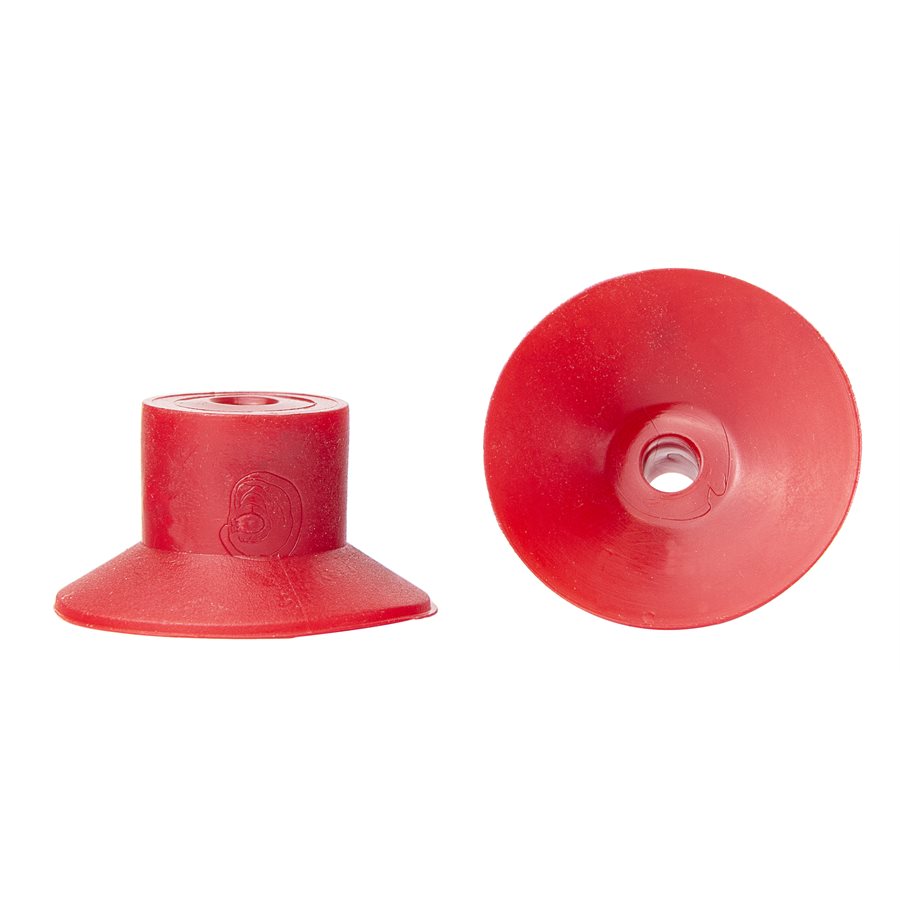 SU-21AR - Red Vinyl Sucker 9/16 H x 1 W x 5/32 ID (3.97mm) | Update Ltd