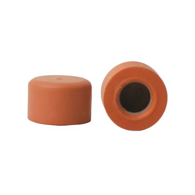 SU-98 - Orange Rubber Cap 5/16 H x 1/2 W x 1/4 ID (6.4mm) Muller ...
