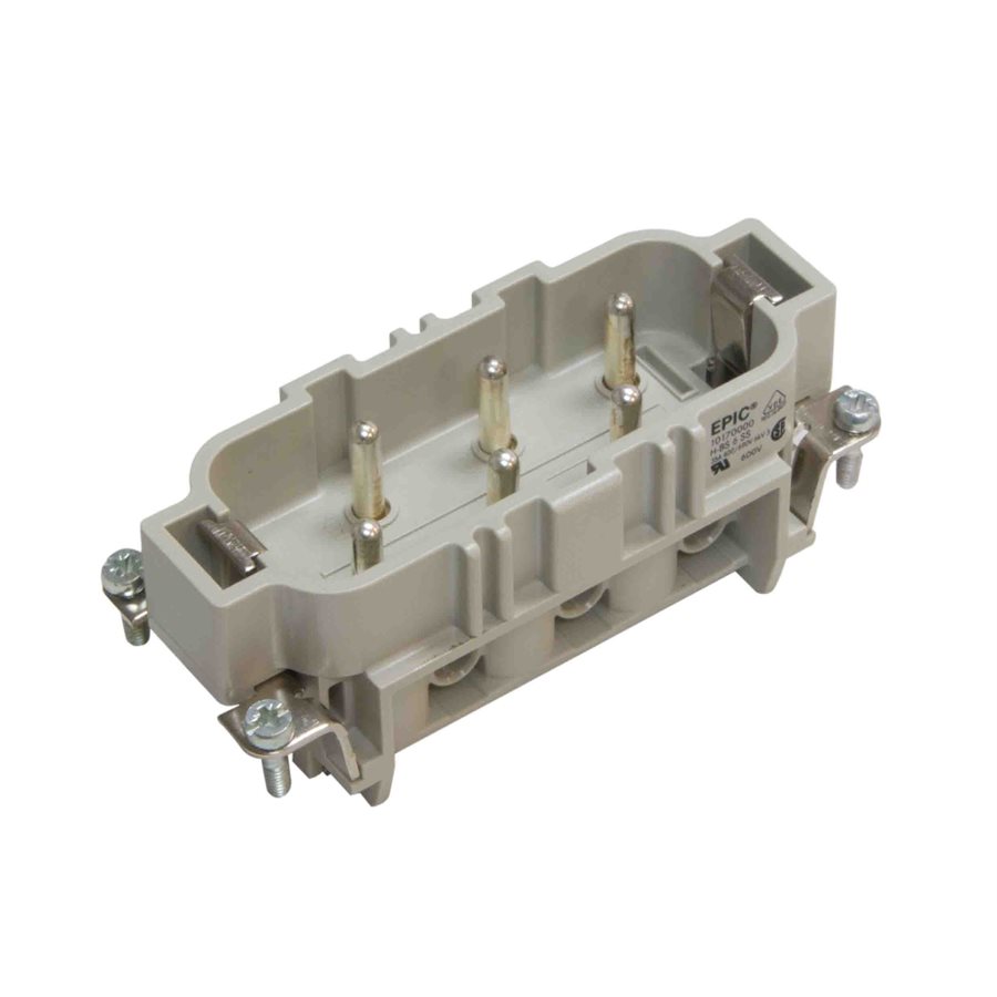 UP2047 - Male Insert 6 Pin 35 Amp | Update Ltd