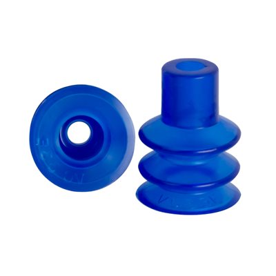 VC-33E - Blue Vinyl Vacuum Cup 1.52H x 1.14W x .31B Style K | Update Ltd